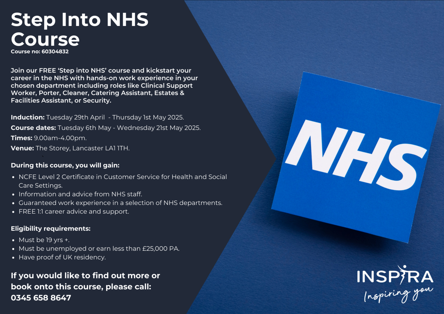 Step Into NHS Course - The Bay Anchor Network